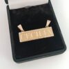 Placa De oro con Nombre – Taller de Joyería MARO