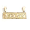 Placa De oro con Nombre – Taller de Joyería MARO